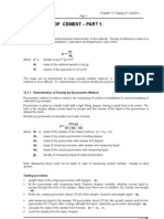 Blaine Air Permeability Test for Cement | PDF | Concrete | Cement