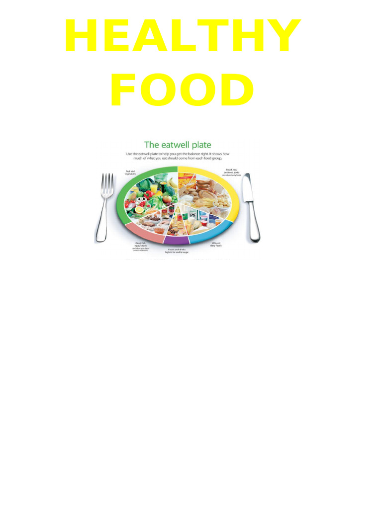 Comida Ingles Pdf