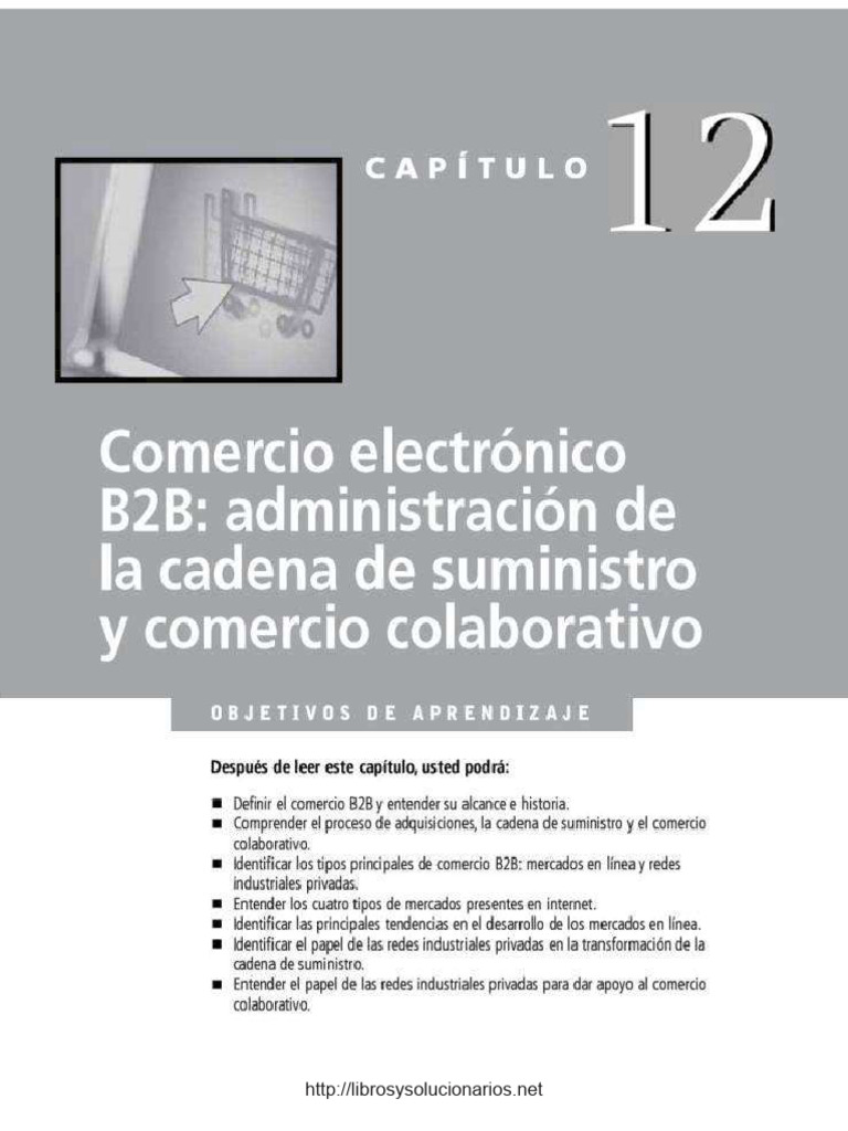 Capitulo 12 Comercio Electronico B2B Administracion de La SCM y Comercio Colaborativo Compressed ...