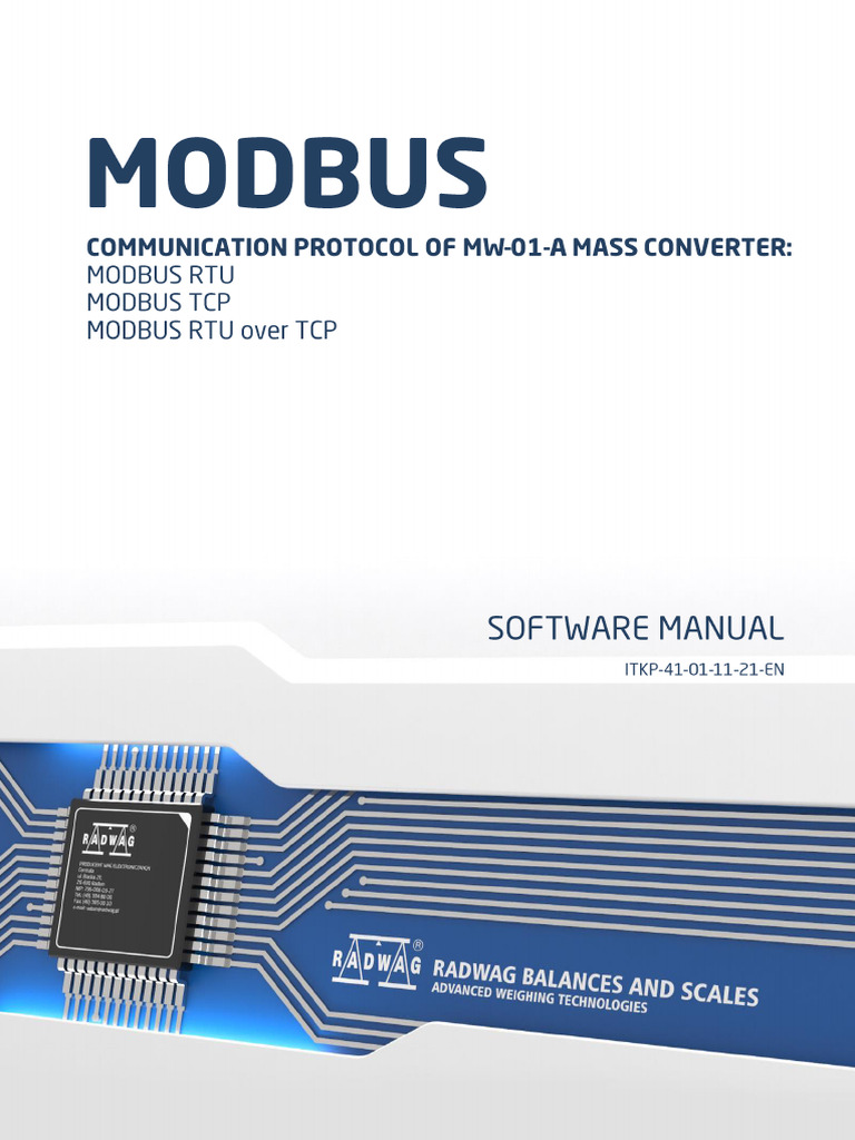 MODBUS - Communication Protocol of MW-01-A | PDF | Computer Science ...