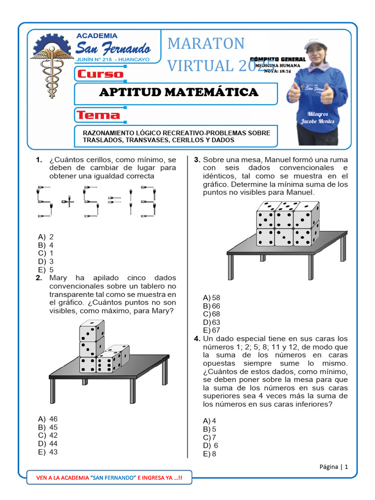 Maratón RM 2025-01 | PDF | Cable