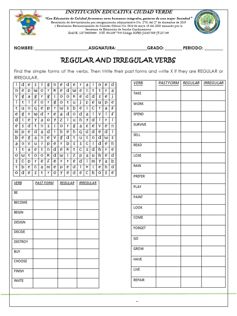 Reinforcement Activity III Term 7° | PDF