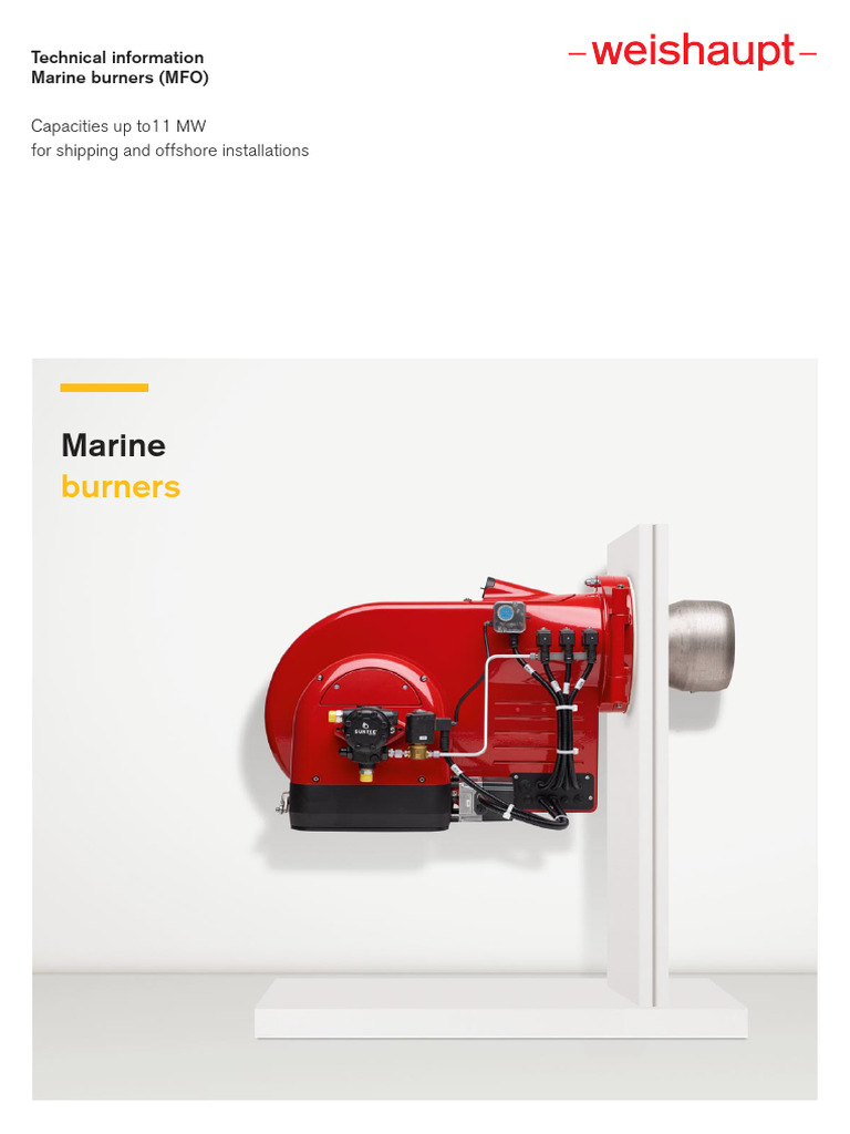 Weishaupt Burner | PDF | Fuel Oil