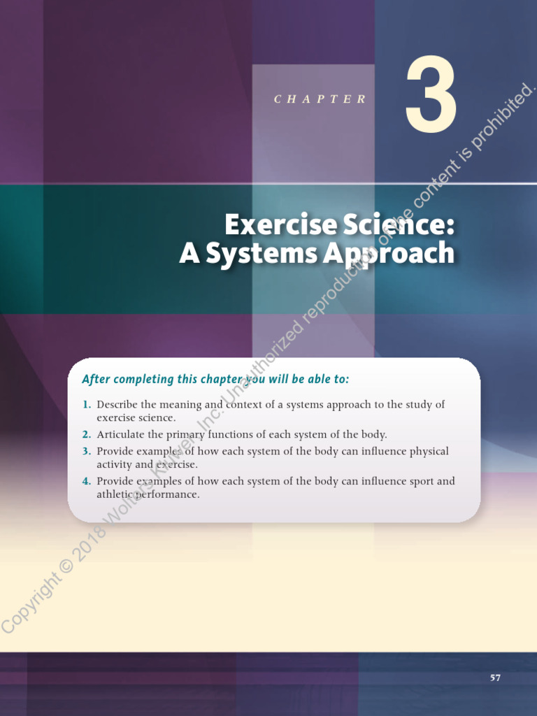 Intro To Exsci 3 - Sample Chapter 3 | PDF | Autonomic Nervous System | Nervous System