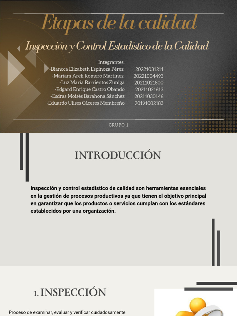 Etapas de La Calidad | PDF | Calidad (comercial) | Panes