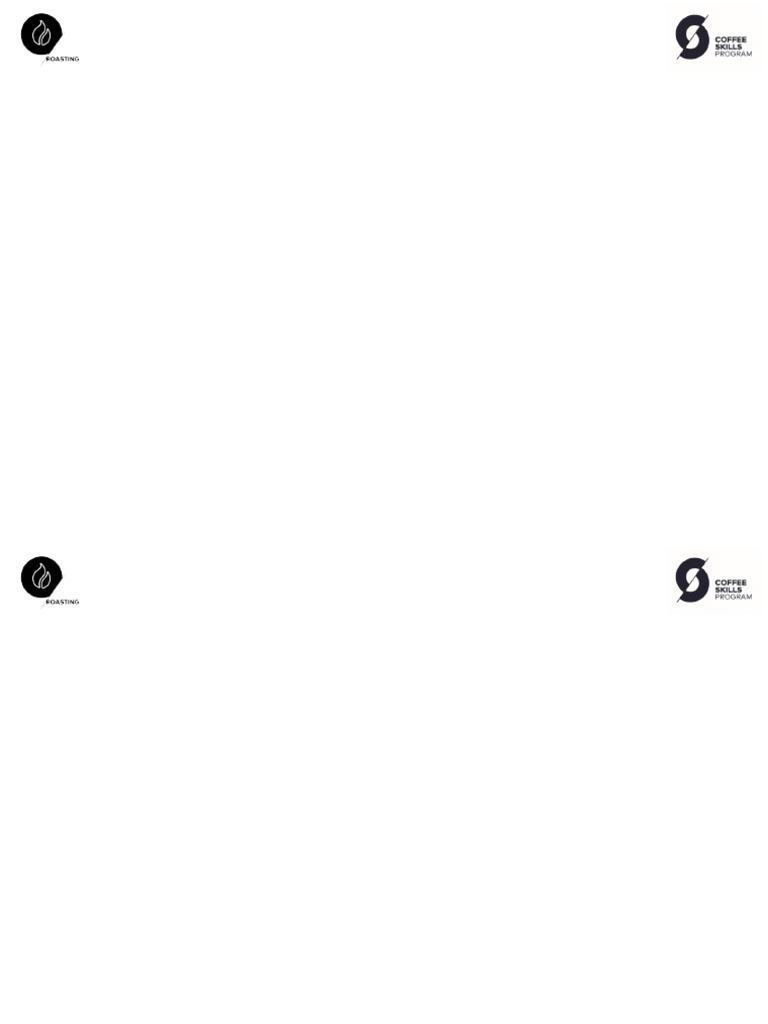 SCA - ROASTING - Intermediate - Practical Exam Base Sheets | PDF