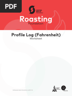 Coffee Roasting Profile Log | PDF | Coffee