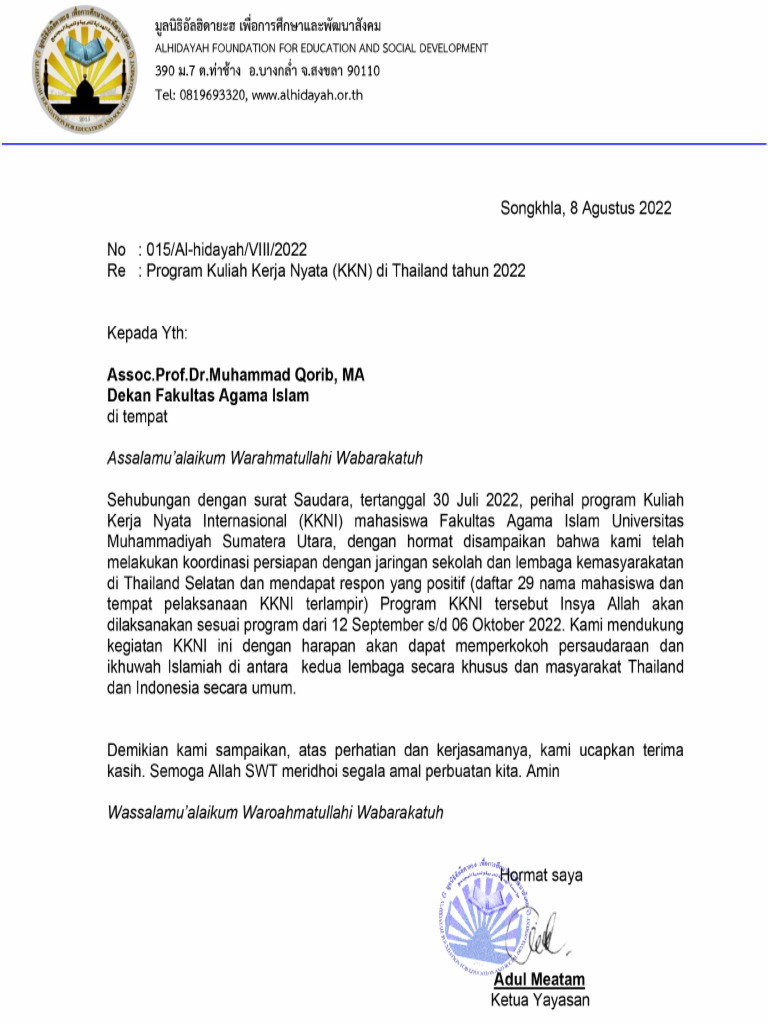 Surat Balasan Riset | PDF