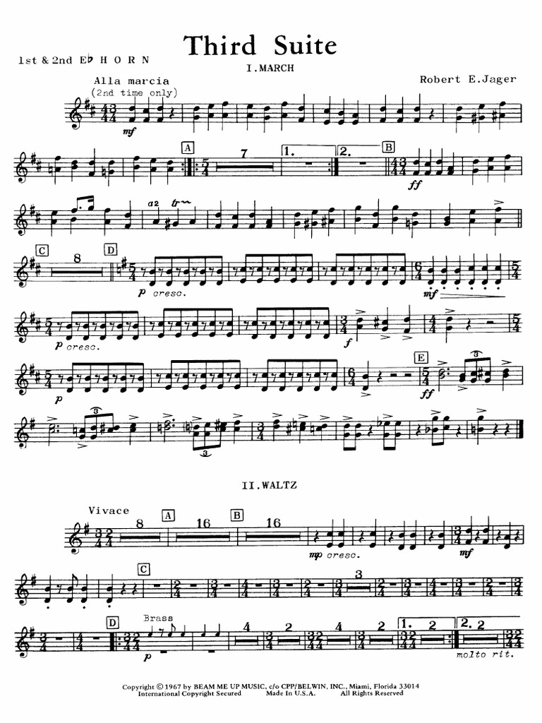 Horn Eb 1,2 | PDF