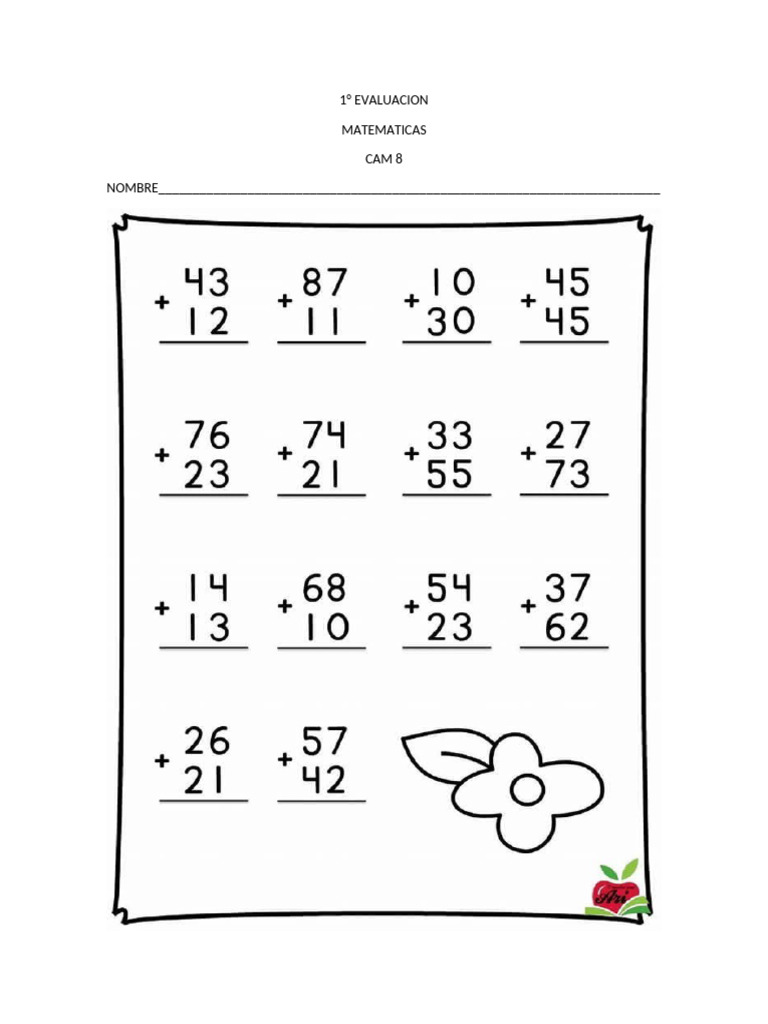 Evaluacion Mate | PDF