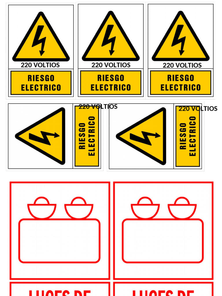 Señalizaciones Electricas | PDF