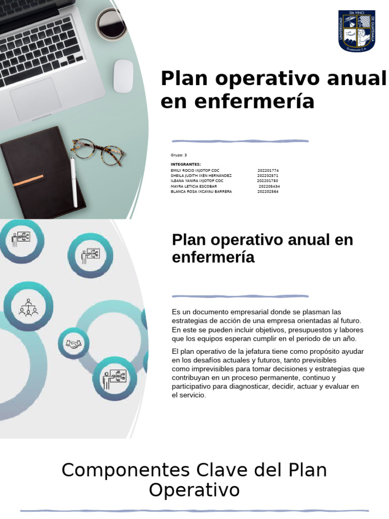 Plan Operativo Anual en Enfermería | PDF | Planificación ...