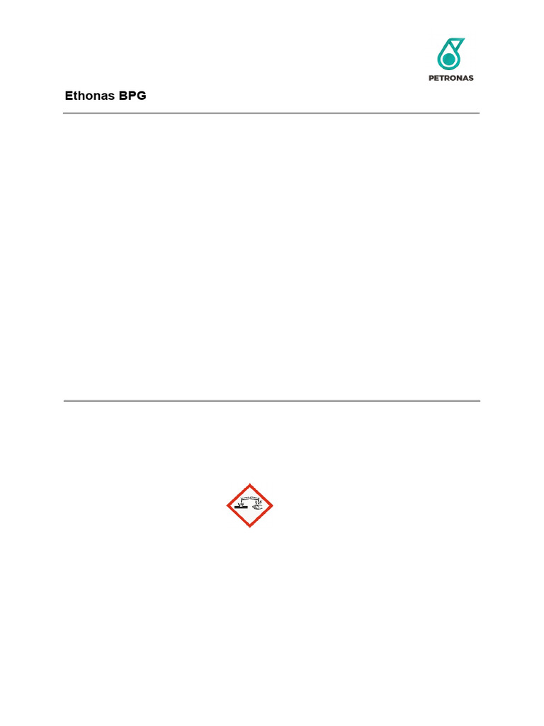 SDS Ethonas BPG (English) 1 1 1 1 | PDF | Dangerous Goods | Toxicity