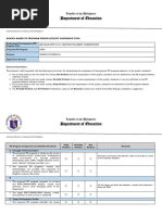 Sample School-Based INSET Plan | PDF | Educational Assessment | Learning