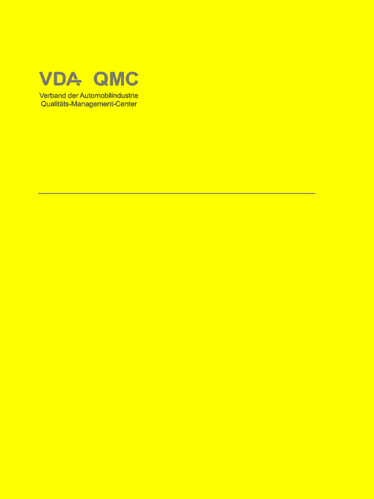 Yellow Volume VDA 5.1 2023 - FINAL PUB | PDF | Calibration
