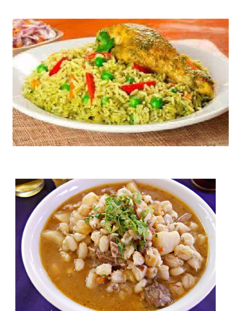 Exposicion comidas tipicas | PDF