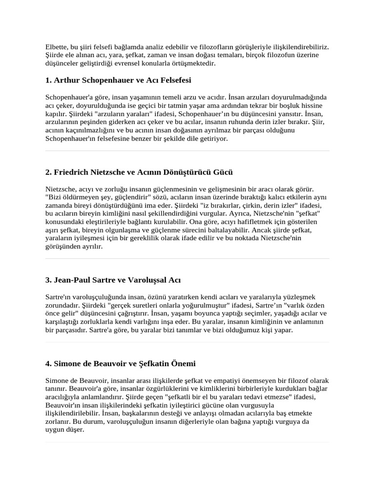 Zoi Karelli Felsefi Analiz | PDF