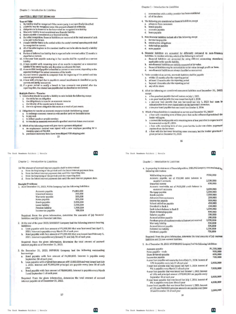 IA2 Example Problem Chapter 1-5 | PDF | Refinancing | Interest