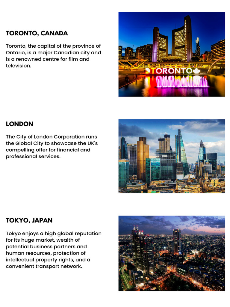 GLOBAL CITIES | PDF