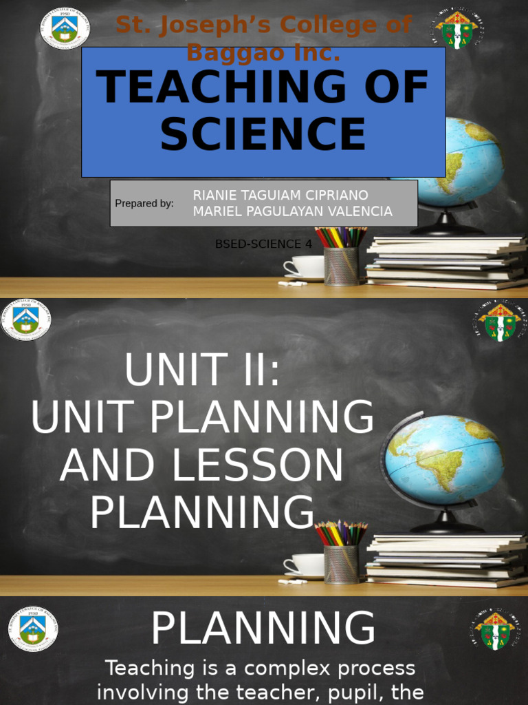 Science Teaching: Unit & Lesson Planning | PDF | Lesson Plan ...