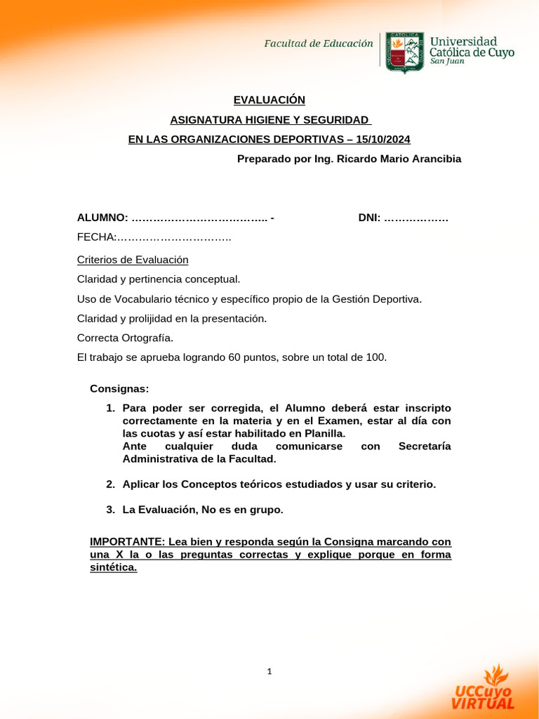 Examen Hyst | PDF | Primeros auxilios | Cuidado de la salud