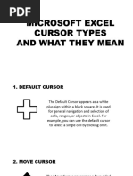 Types of Cursors | PDF | Cursor (User Interface) | Human–Computer Interaction