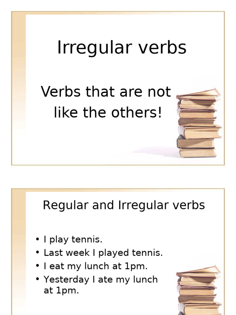 Understanding Irregular Verbs | PDF