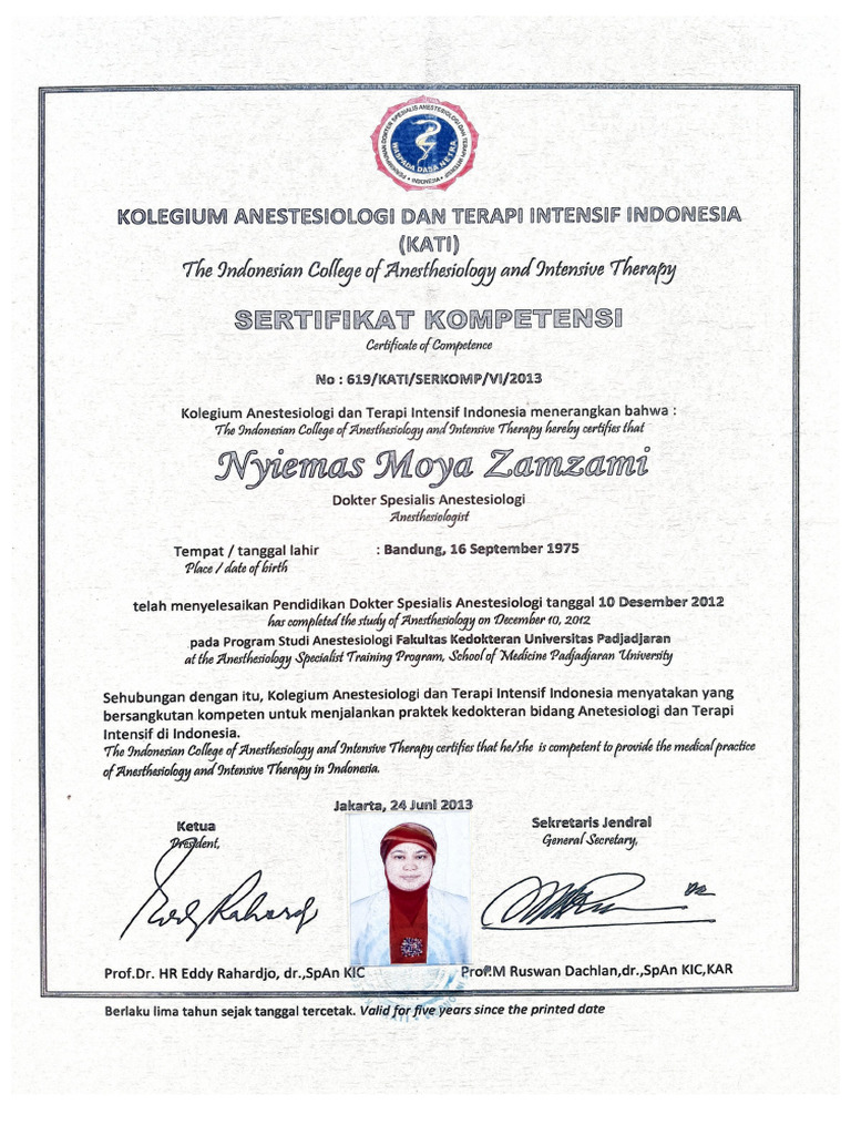 Sertikom KATI - DR Moya | PDF