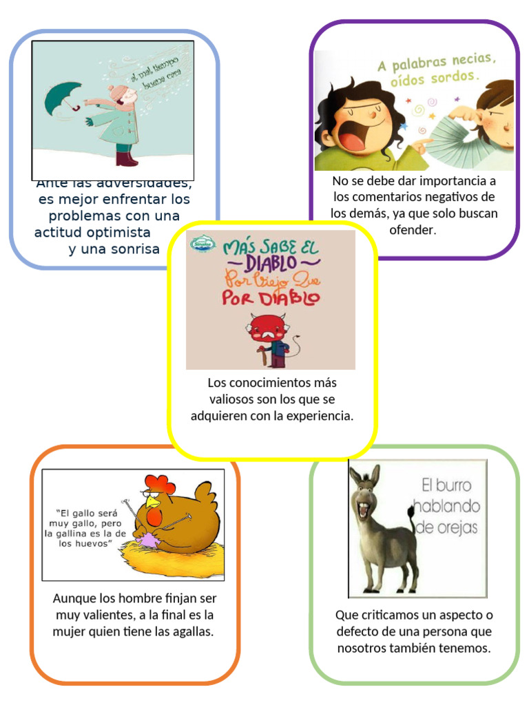 refranes tarea Ingrid | PDF