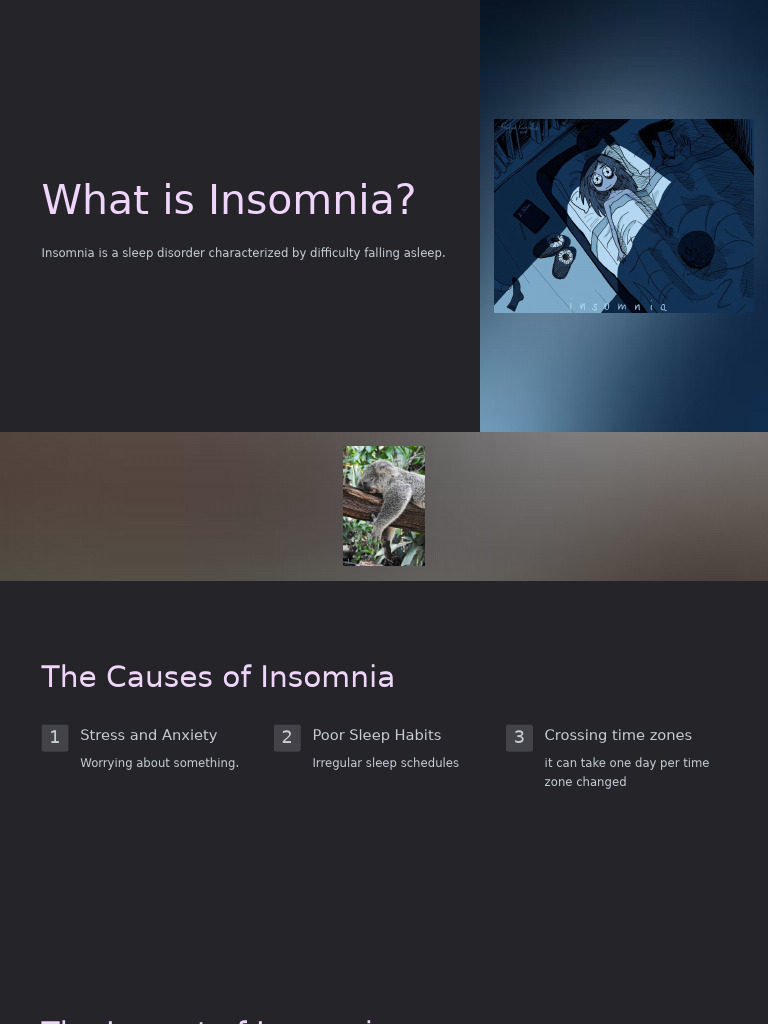 Understanding Insomnia: Causes & Tips | PDF