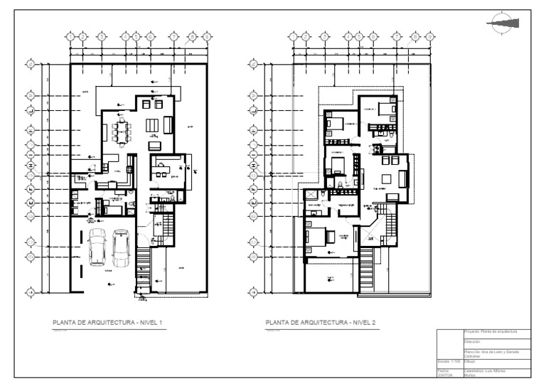 Planta de Arquitectura y Machote de Casa 1-Planta Arquitectónica Hatch ...