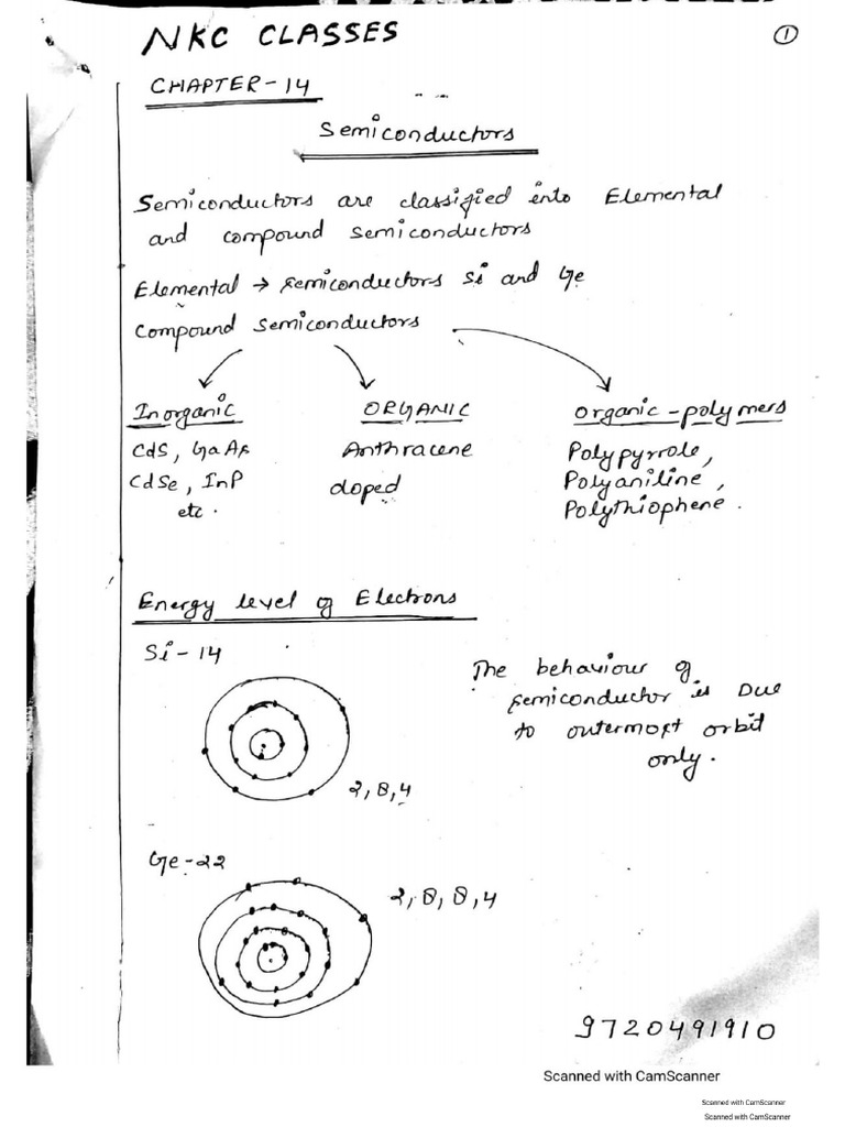 Class 12th Chap 15 Semiconductor | PDF