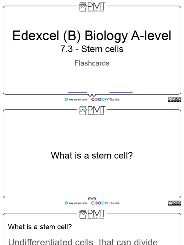 Stem Cells: Types and Medical Uses | PDF | Cell Potency | Stem Cell