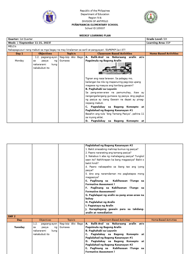 Q1W2-ESP-WLP-SEPT-11-15_2023 | PDF