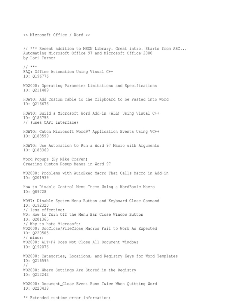 MSDN Articles | PDF | Component Object Model | Class (Computer Programming)