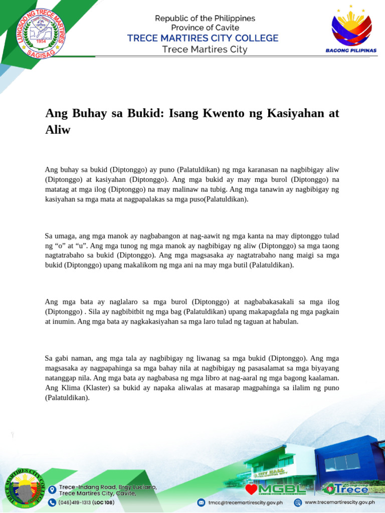 Ang Buhay Sa Bukid | PDF