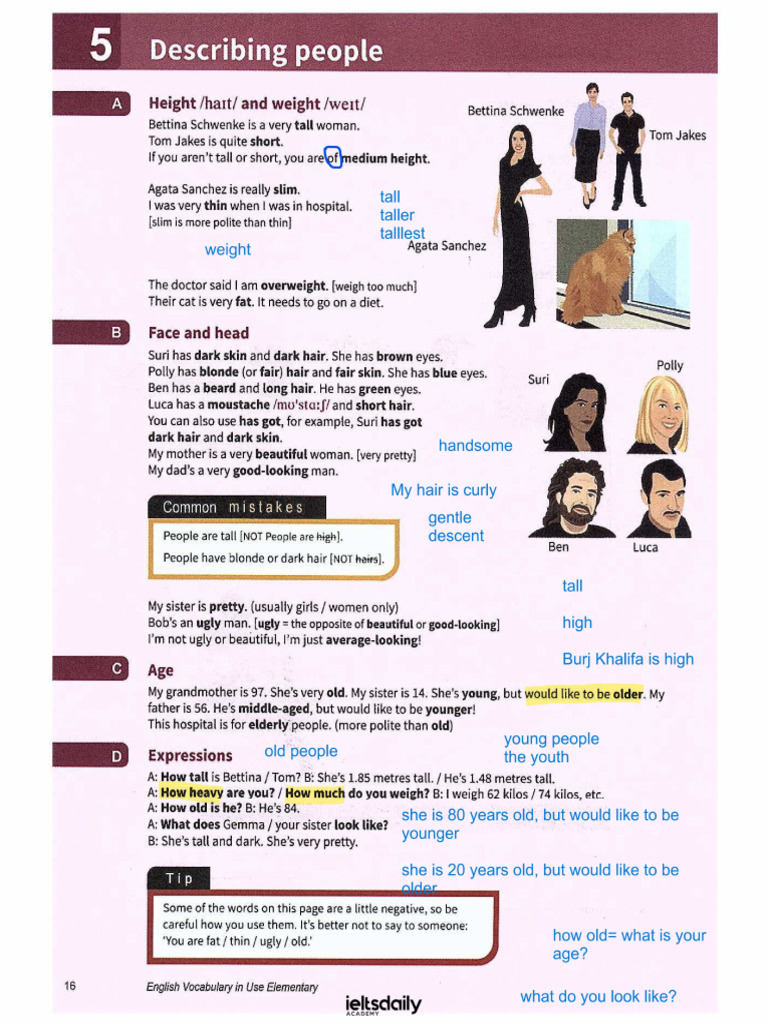 Describing people | PDF