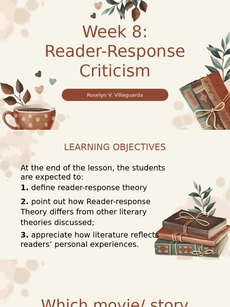 Understanding Reader Response Theory Pdf Epistemology Human