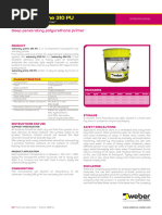 Weberdry 360 PU Waterproofing Guide | PDF | Concrete | Materials