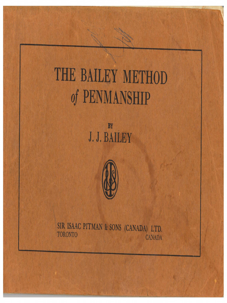 （水山扫描）Bailey Method of Penmanship | PDF