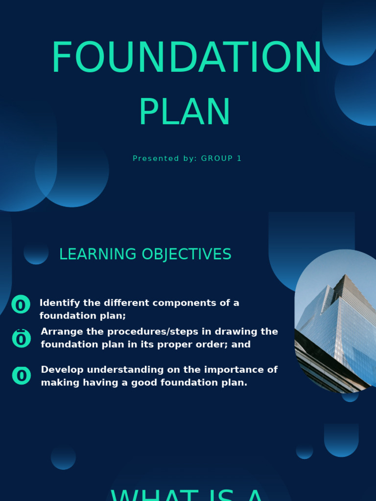 Understanding Foundation Plan Components | PDF | Foundation ...