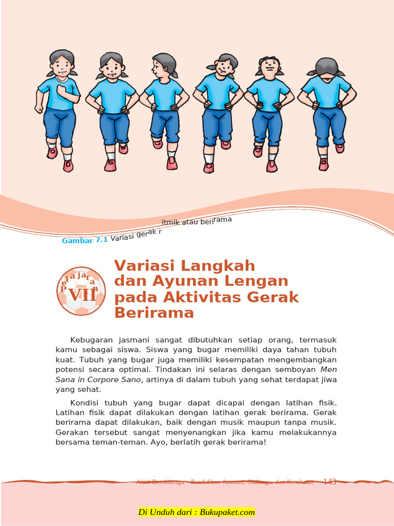 Variasi Gerak Berirama: Langkah dan Ayunan | PDF