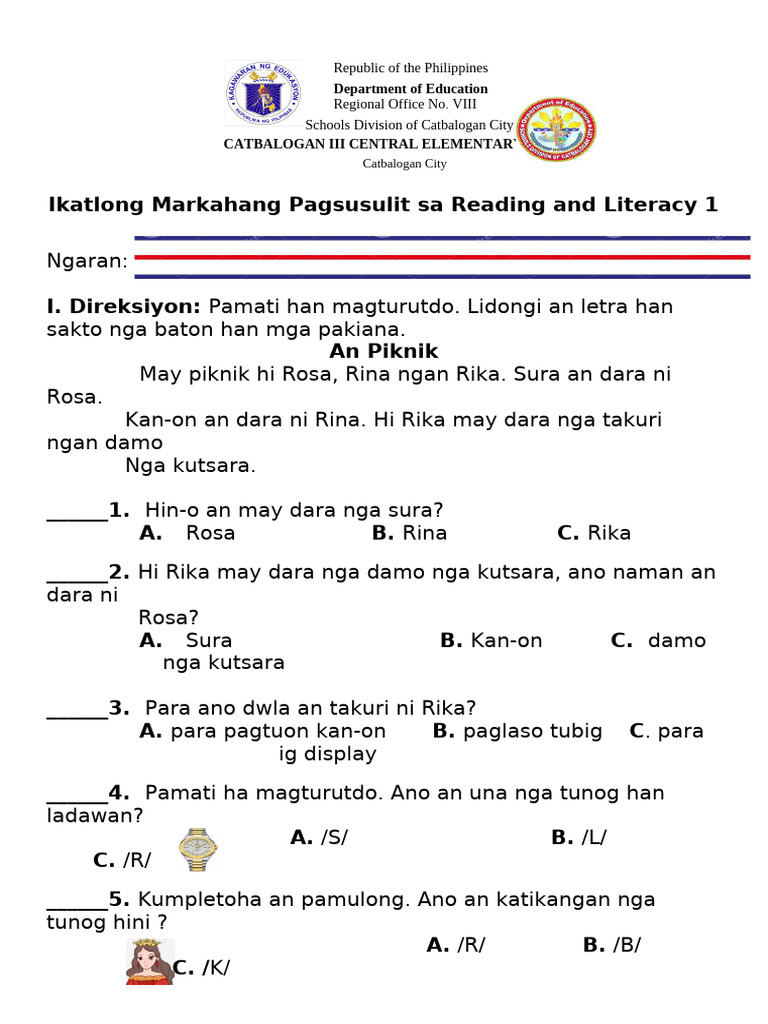 Q3-PT-Reading-Literacy | PDF