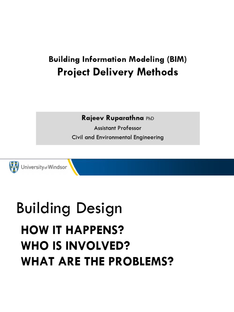 Lecture 9 Integrated Project Delivery Method | PDF | Building ...