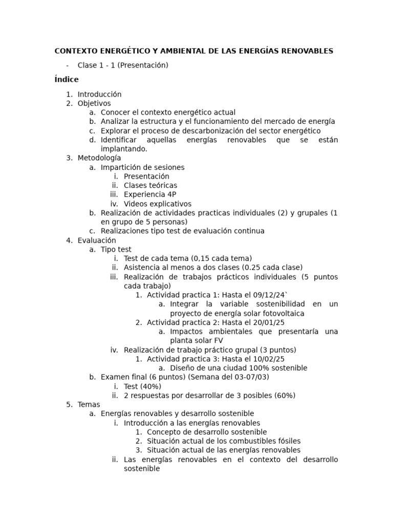 Contexto de Energías Renovables 2023 | PDF | Energía renovable ...