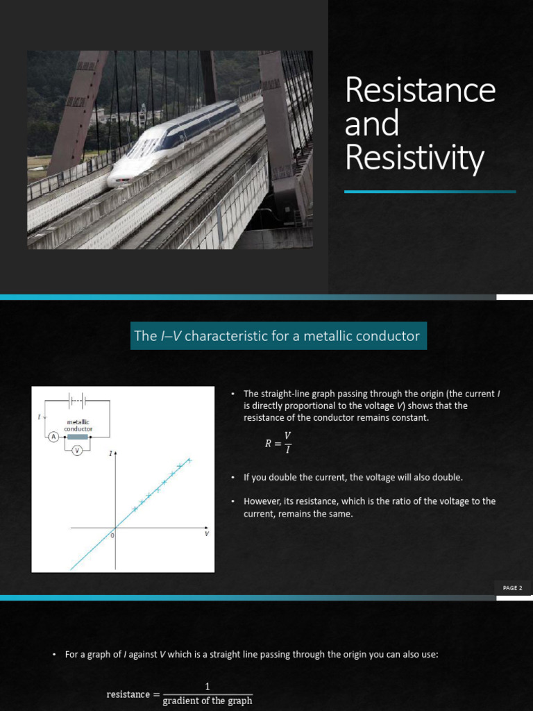 Physics: Resistance & Resistivity | PDF | Diode | Electrical ...