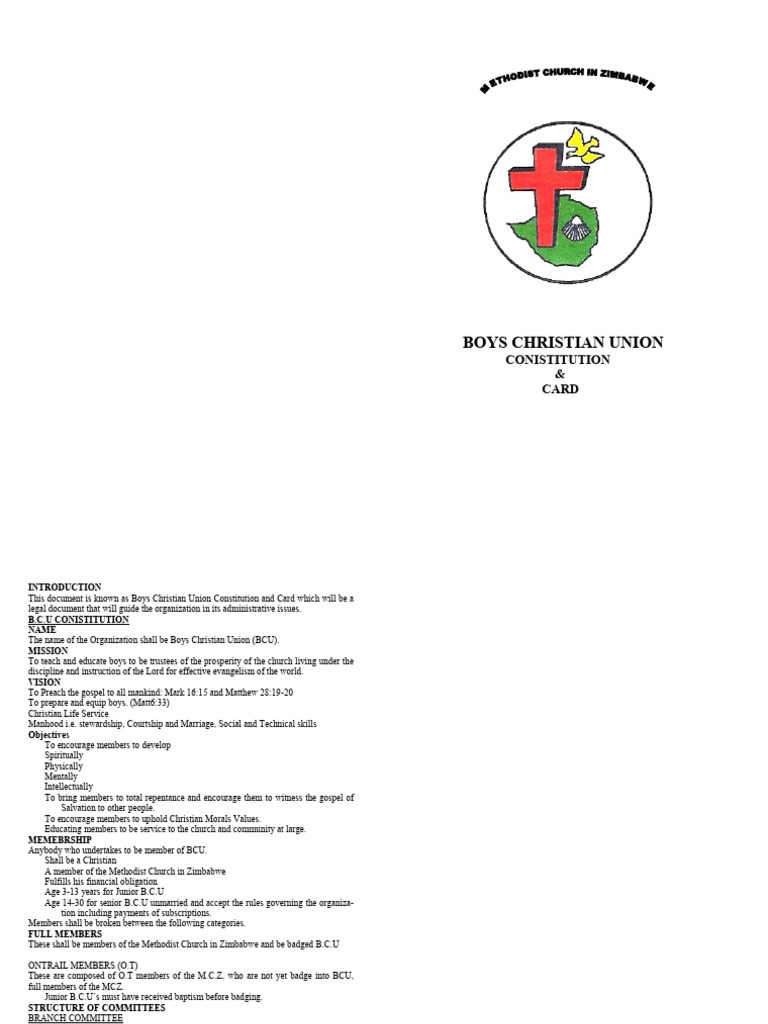 BCU CARD_AND_CONSTITUTION(1) | PDF