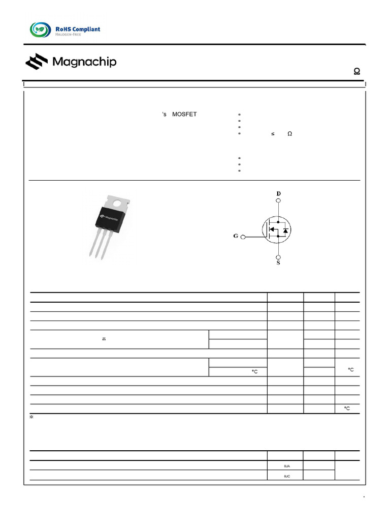 MDP9N60-2 N-Fet | PDF | Field Effect Transistor | Diode