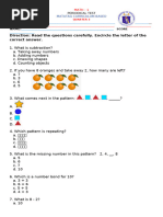 Grade 1 Math Quiz Bee | PDF | Subtraction | Mathematics