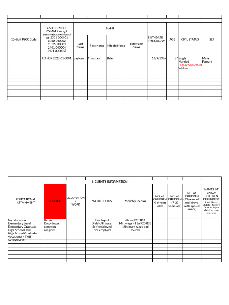 Solo Parent Application Form 2023 | PDF | Birth Certificate | Marriage